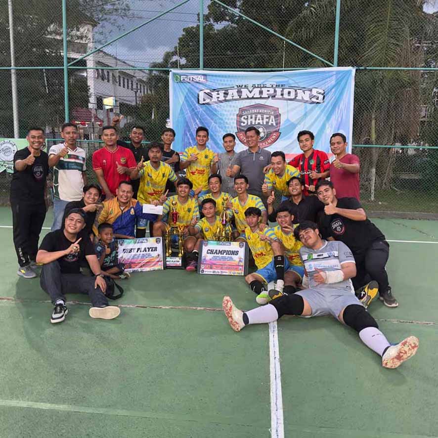 Tim Futsal Setda Muba FC Raih Juara 1 Turnamen Sahabat Keripik Shafa ...
